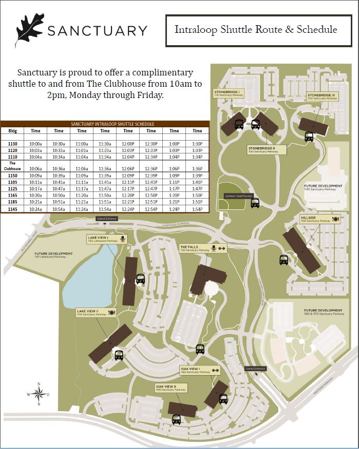 Sanctuary Park - Shuttle Bus